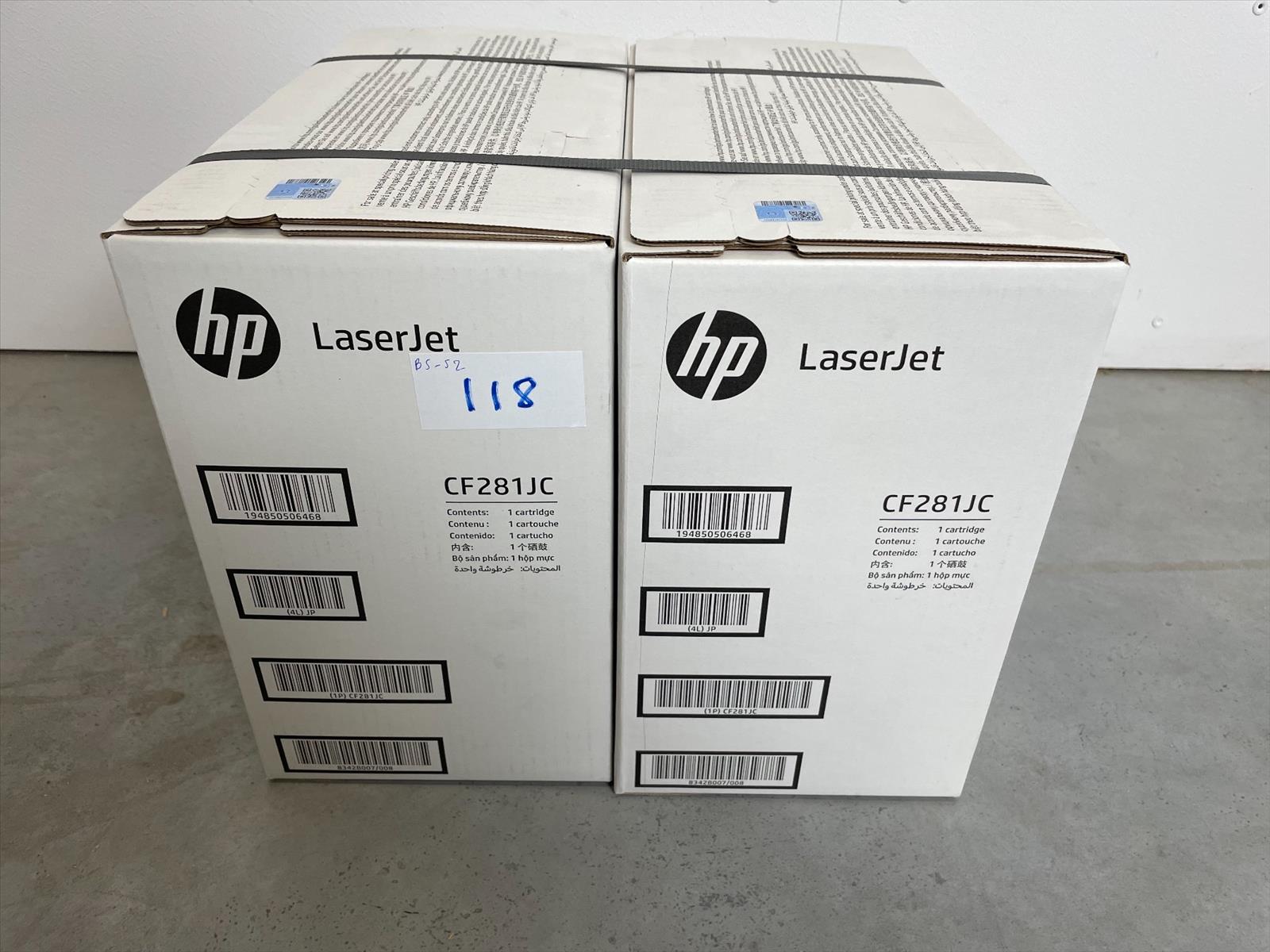2st HP Laserjet svarta toners (23341) via konkursauktion | Budi.se