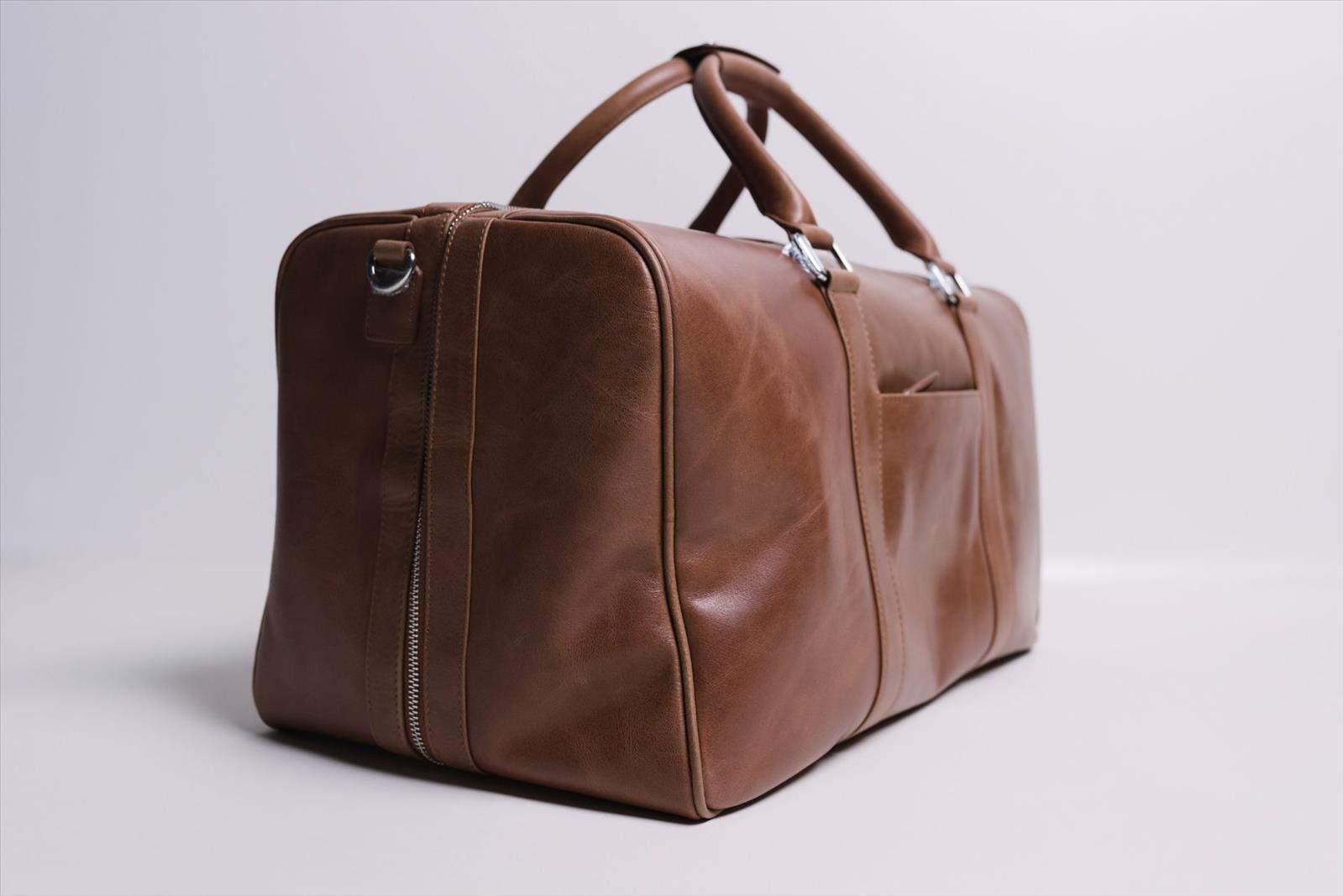 Weekender bag i skinn Aalborg (37705) via konkursauktion | Budi.se