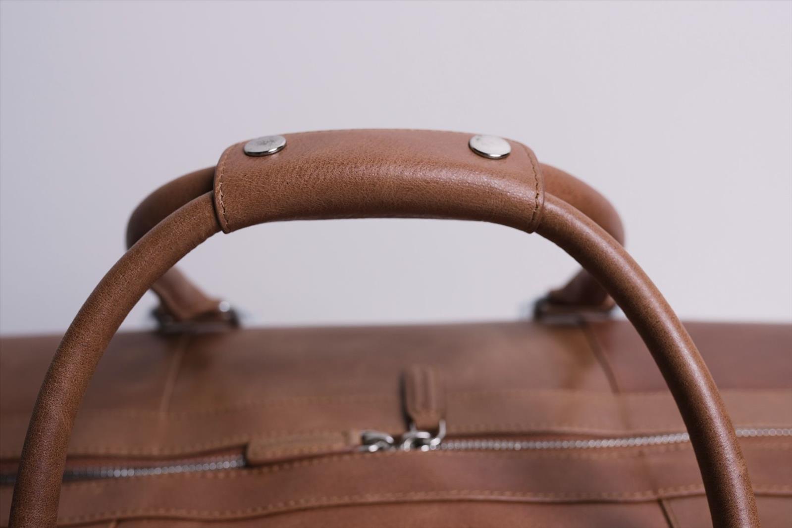 Weekender bag i skinn Aalborg (37705) via konkursauktion | Budi.se