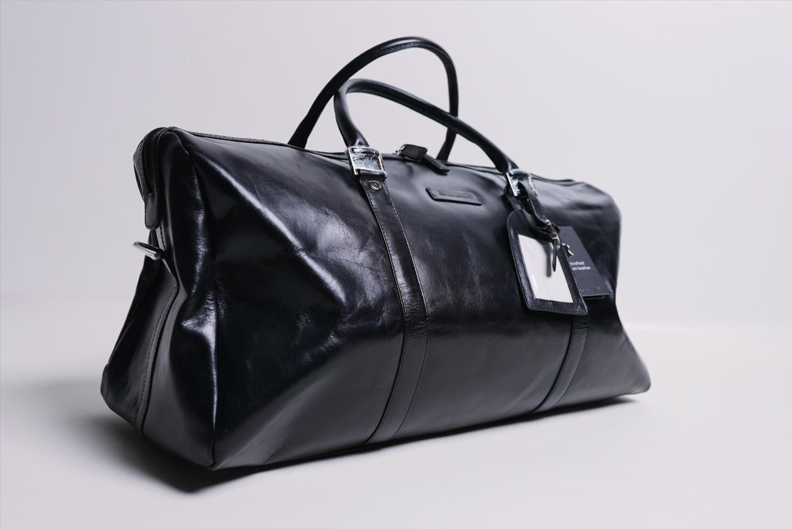 Weekender bag i skinn Kastrup (38025) via konkursauktion | Budi.se