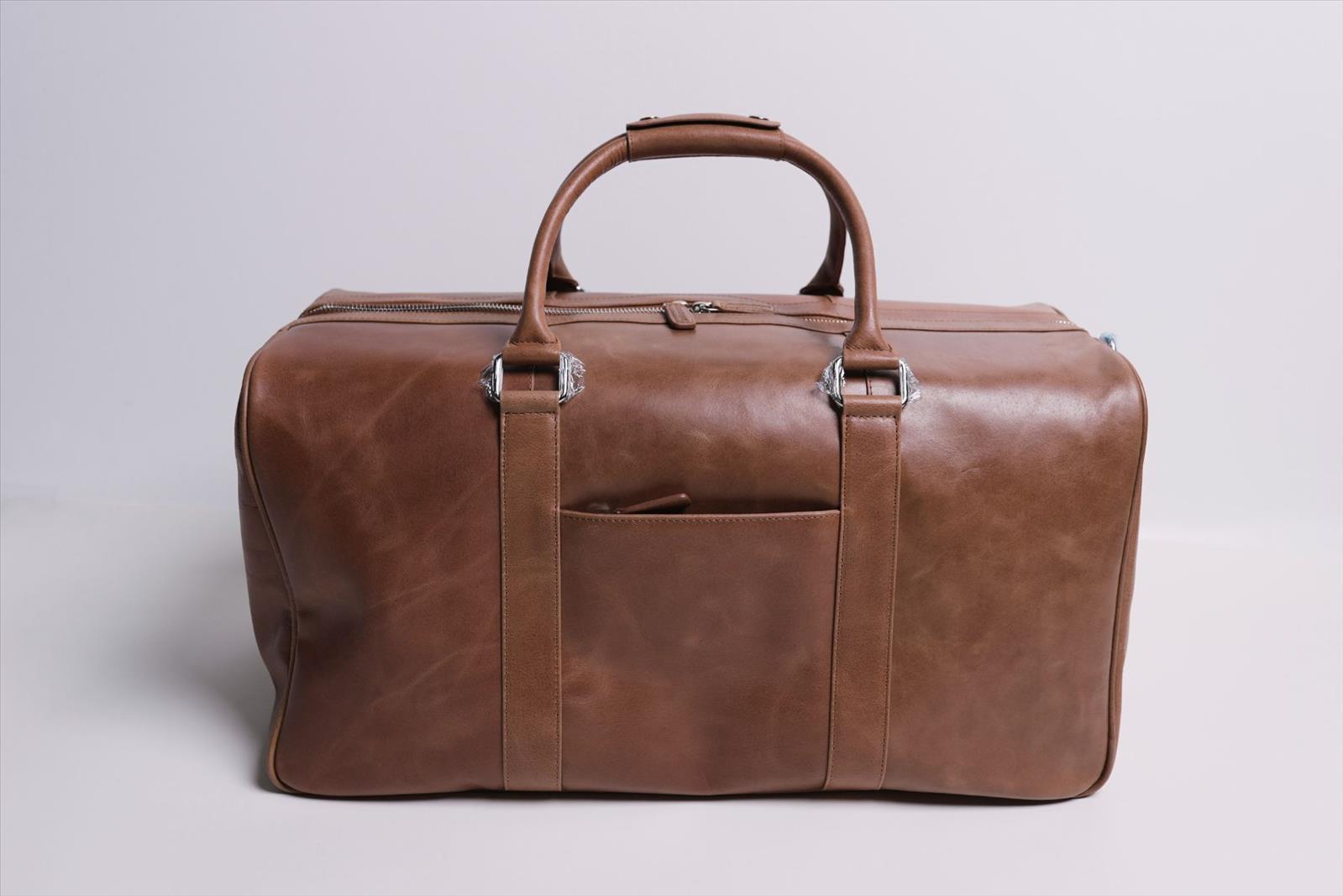 Weekender bag i skinn Aalborg (38005) via konkursauktion | Budi.se