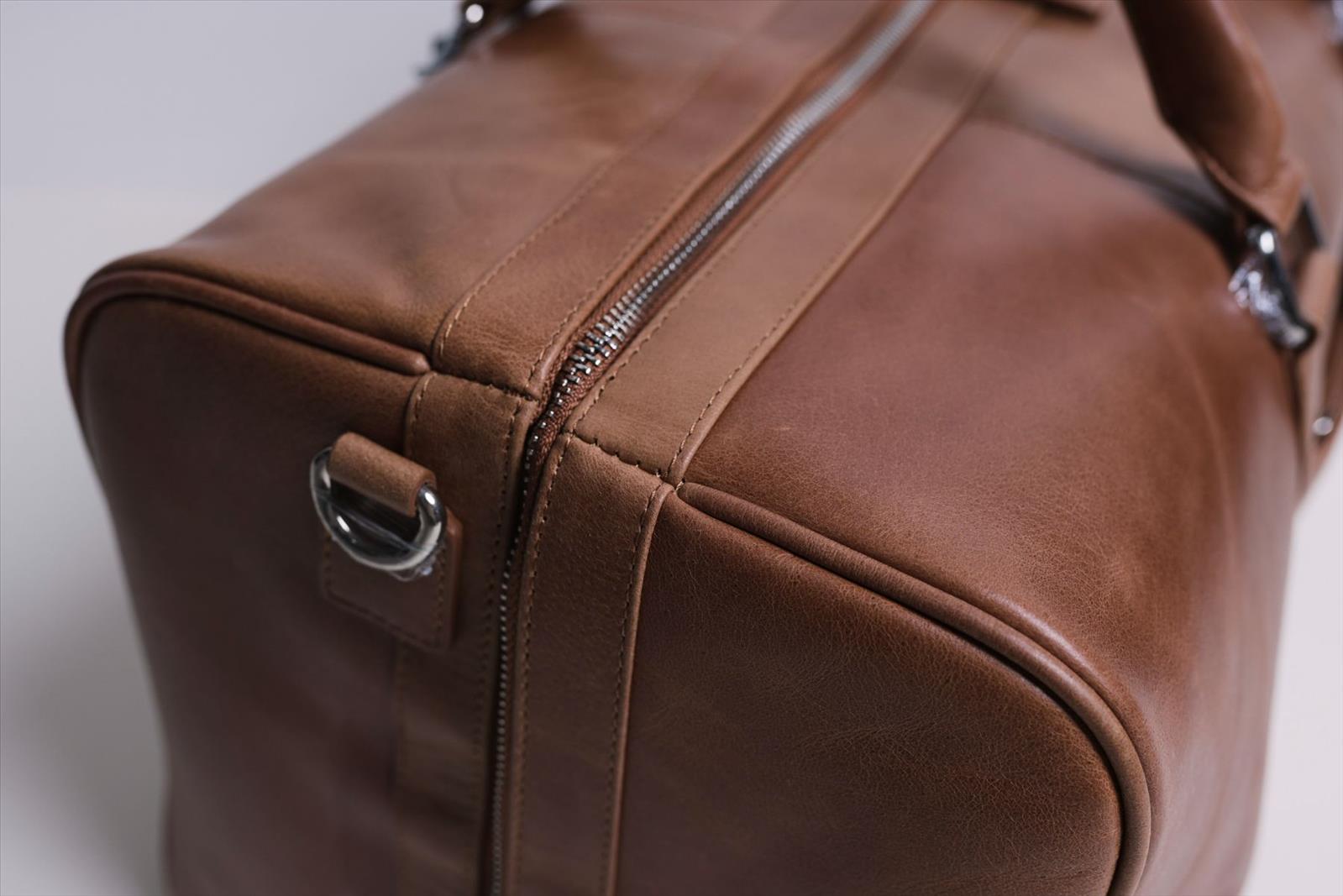 Weekender bag i skinn Aalborg (39245) via konkursauktion | Budi.se