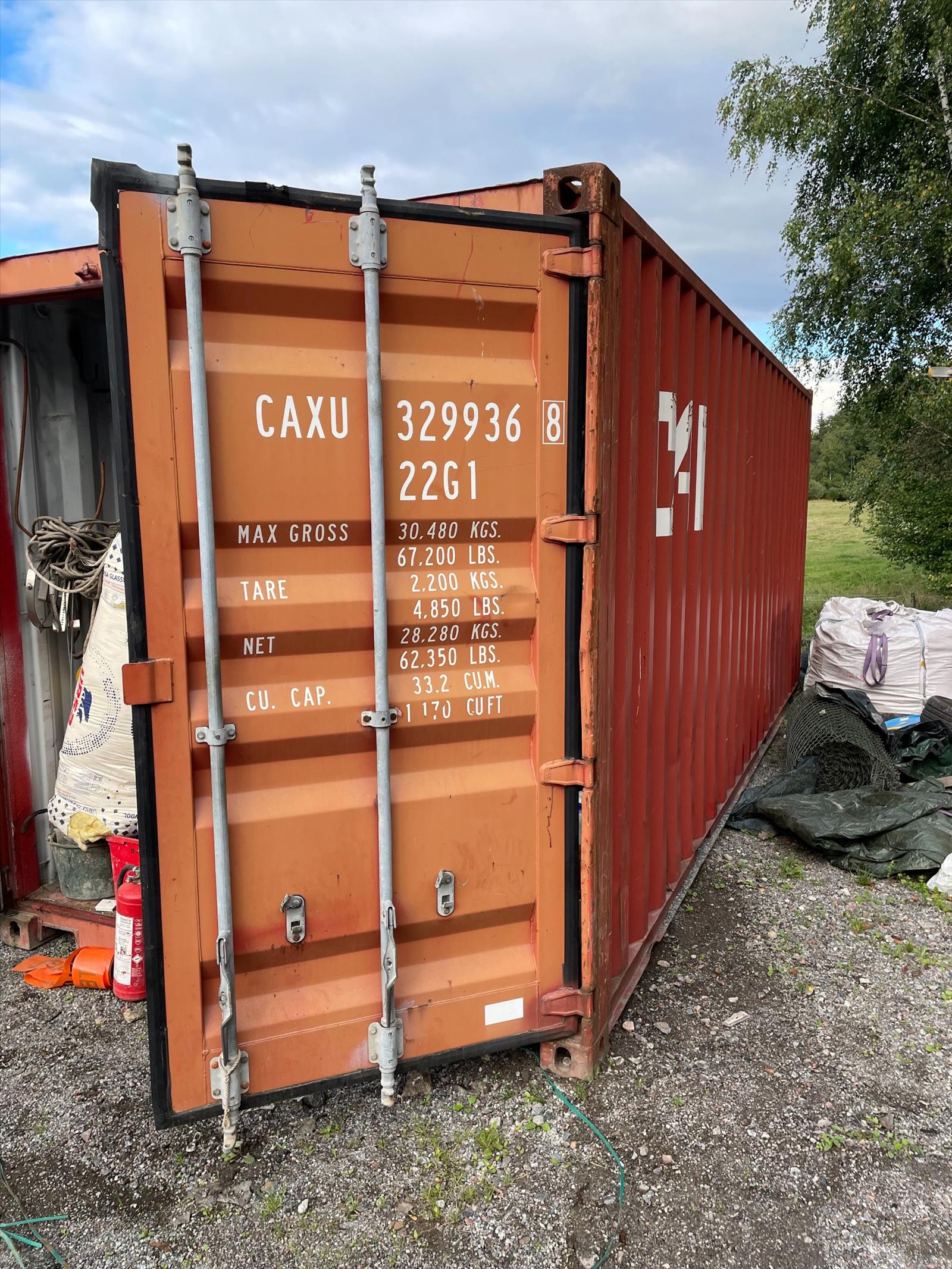Container 20 fot (35279) via konkursauktion - Budi Auktioner